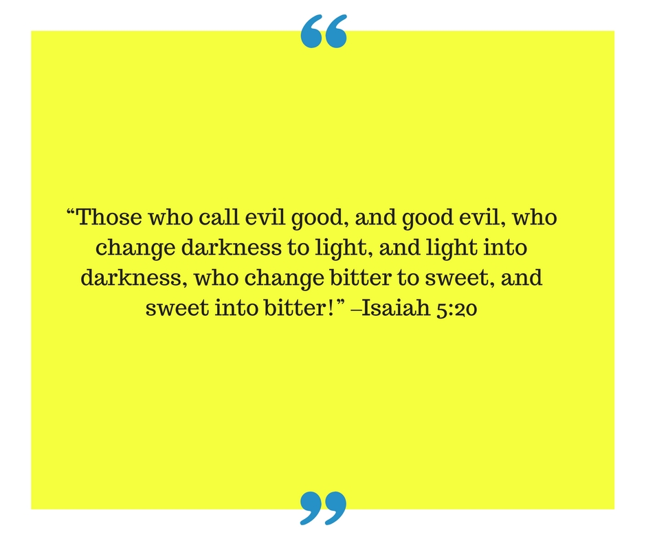 Those Who Call Evil Good | Tony Agnesi