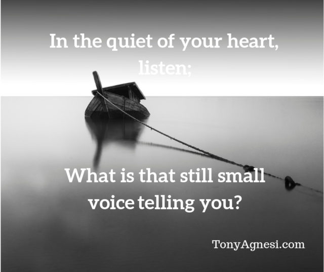 That Still Small Voice | Tony Agnesi