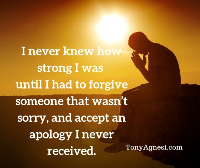 Forgive – Tony Agnesi